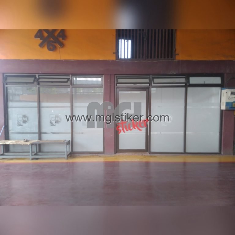 Fungsi Sticker Sandblast - MGL Stiker